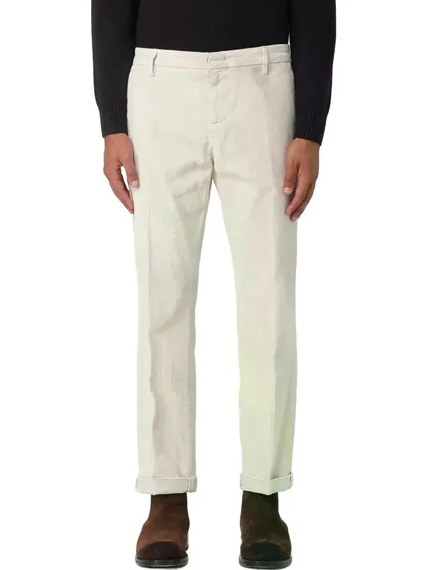 DONDUP Cuffed Gaubert Trousers - Neutrals