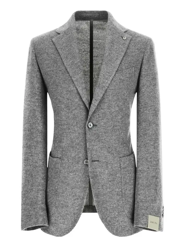 L.B.M. 1911 Single-breasted Jersey Jacket - Grey
