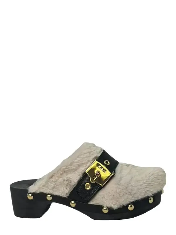 DR. SCHOLL'S SHOES Pescura Alaska Faux-fur Mules - Neutrals