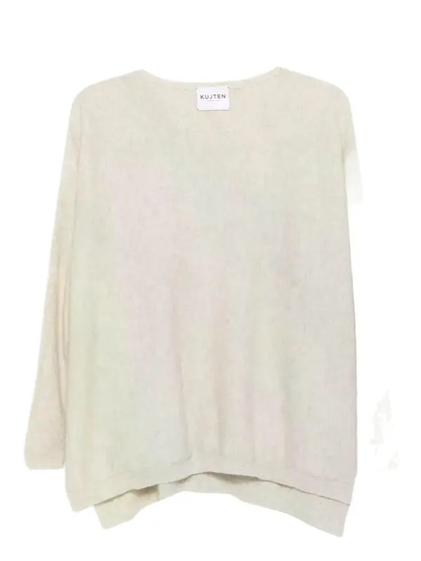 KUJTEN Round-neck Sweater - Neutrals
