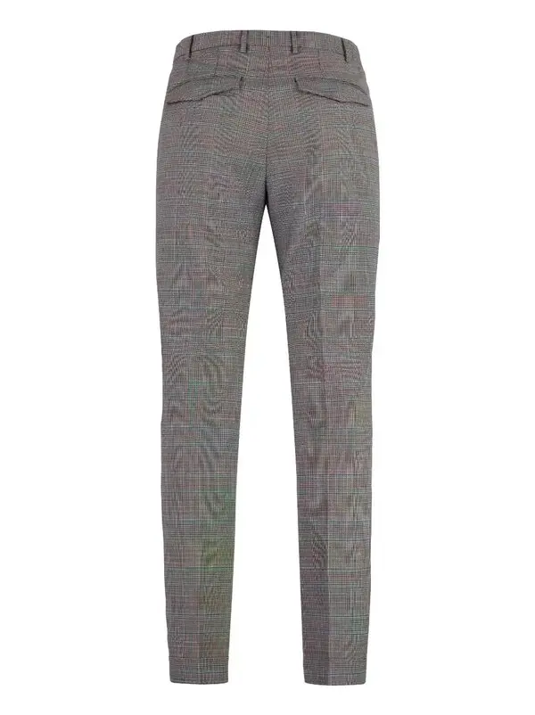 PT TORINO Wool Tailored Trousers - Grey