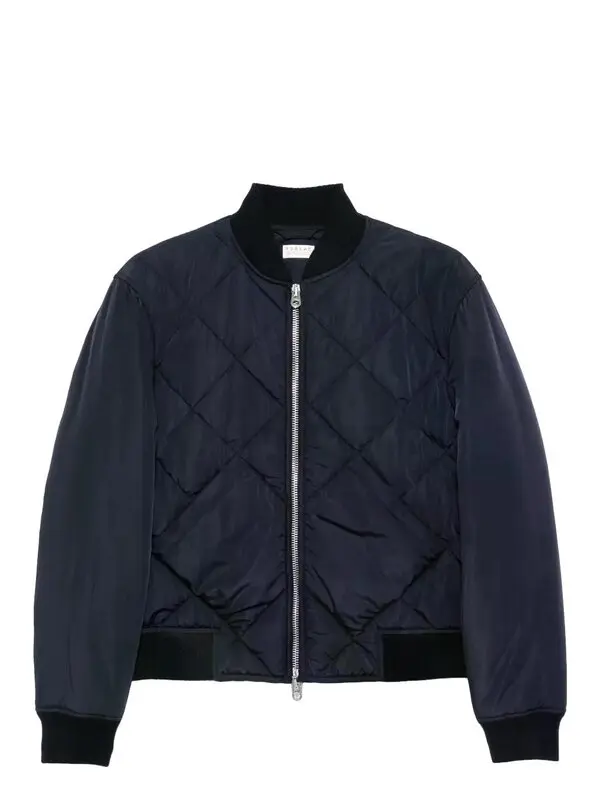 FURSAC Padded Quilted Bomber Jacket - Blue