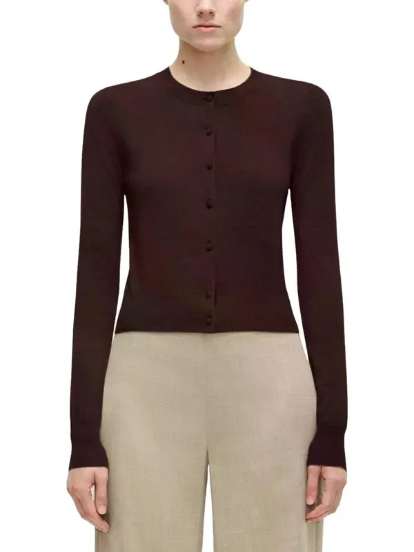 Adam Lippes Cashmere Button Cardigan - Brown