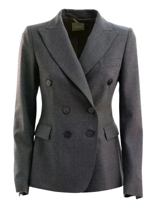 KILTIE Double-breasted Jacket - Grey