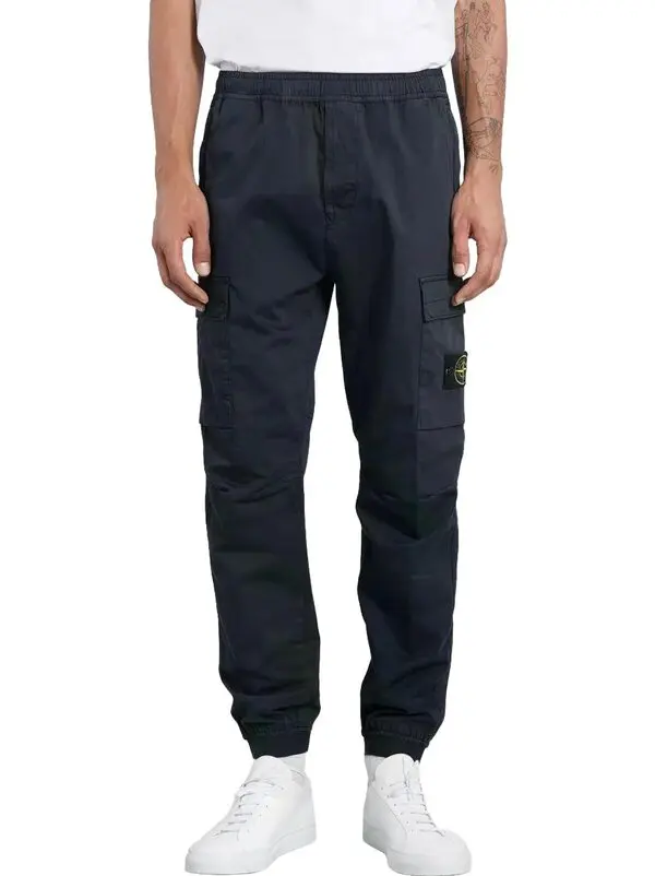 Stone Island Pocket Cargo Pants - Blue