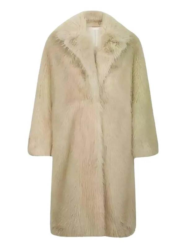 Liu Jo Faux Fur Coat - Neutrals