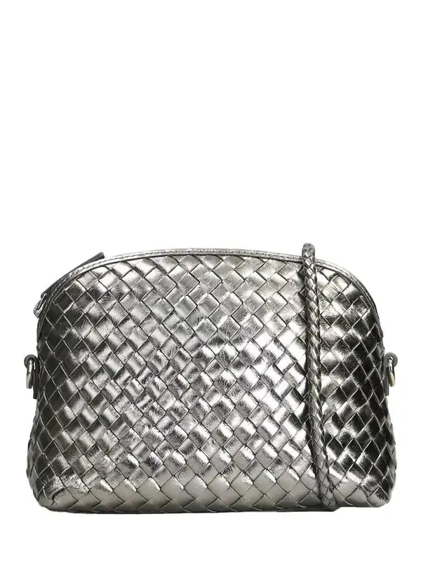 Dragon Diffusion Fellini Woven Cross Body Bag - Silver