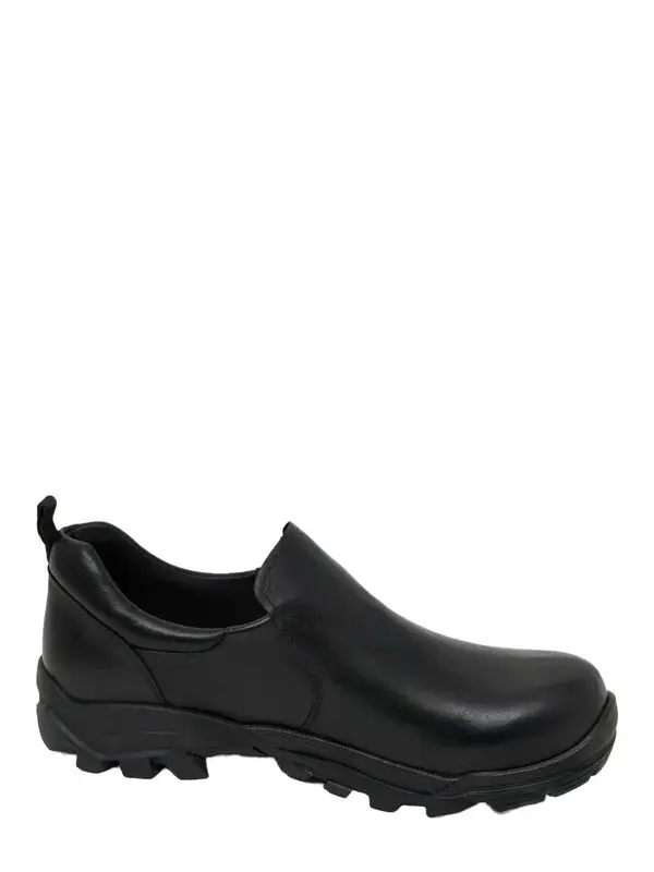 PARACIA Calf Leather Slip-on Sneakers - Black