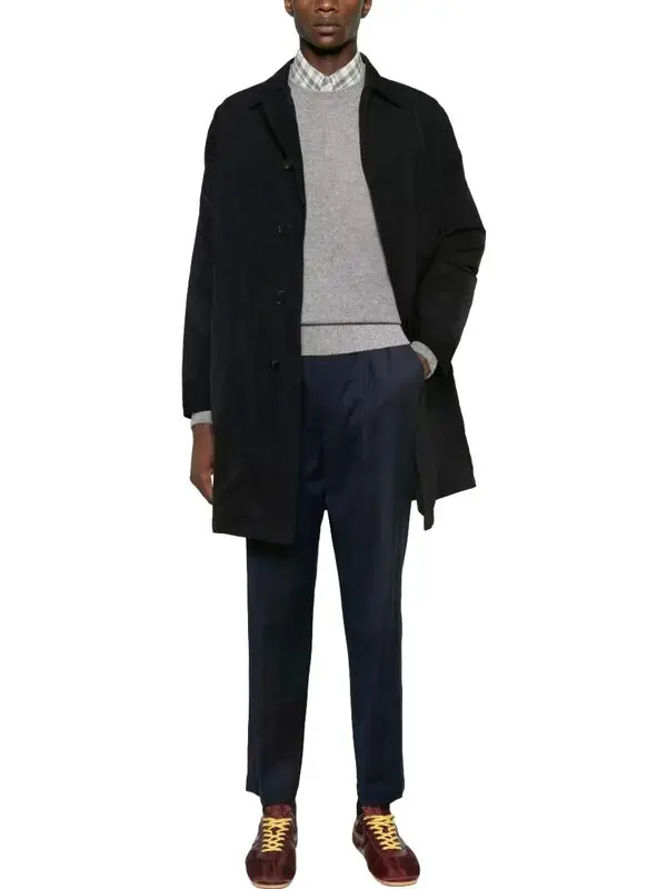 AMARANTO Button-down Coat - Blue