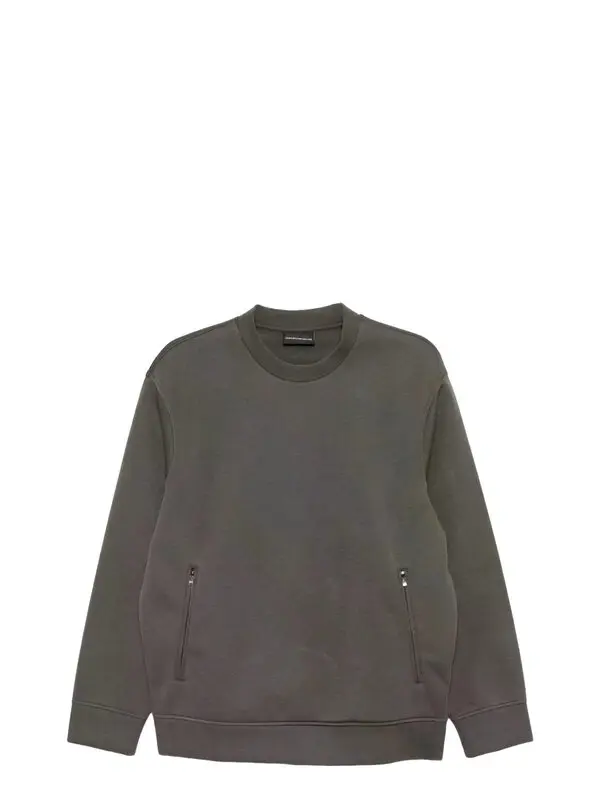 Emporio Armani Zip-pocket Sweatshirt - Grey