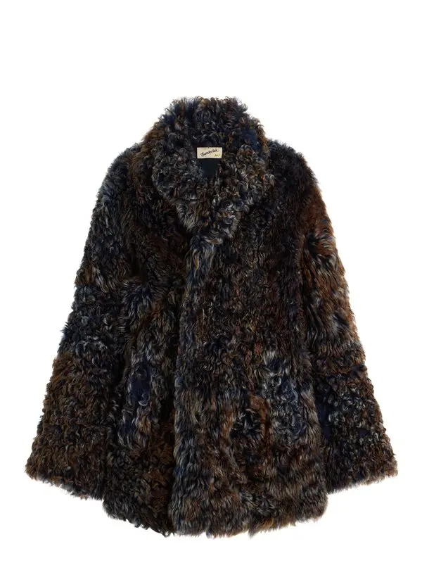 SANDERLAK Shearling Coat - Multi