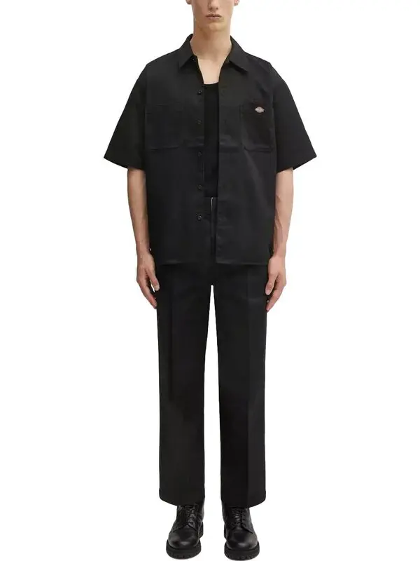 WACKO MARIA Dickies Logo Patch Pocket Shirt - Black
