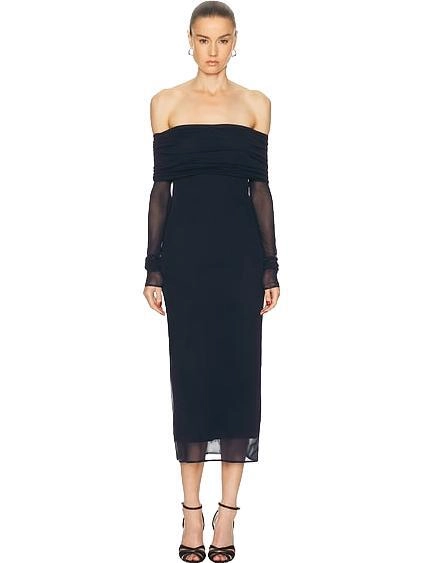 Ralph Lauren Audria Long Dress - Icon Navy