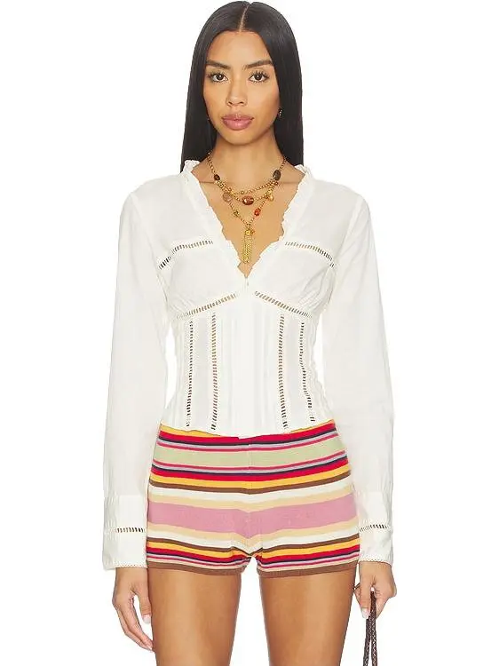 Free People Frankie Corset Top - Ivory