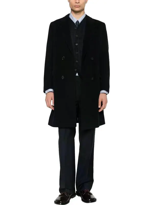 ROMEO GIGLI 1990s Pinstripe Vest - Black