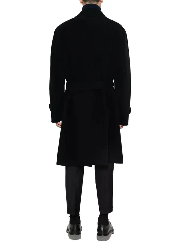 ROMEO GIGLI 1990s Belted Coat - Blue