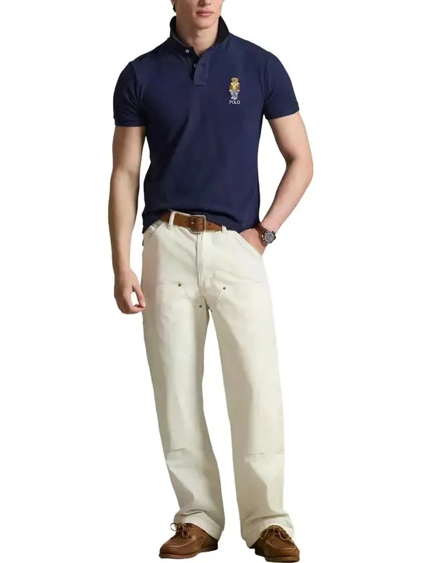Polo Ralph Lauren Logo-embroidered Polo Shirt - Blue