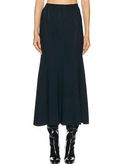 Adam Lippes Lyra Skirt - Navy