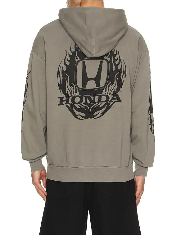 CPTN APPAREL Honda Tribe Hoodie - Grey