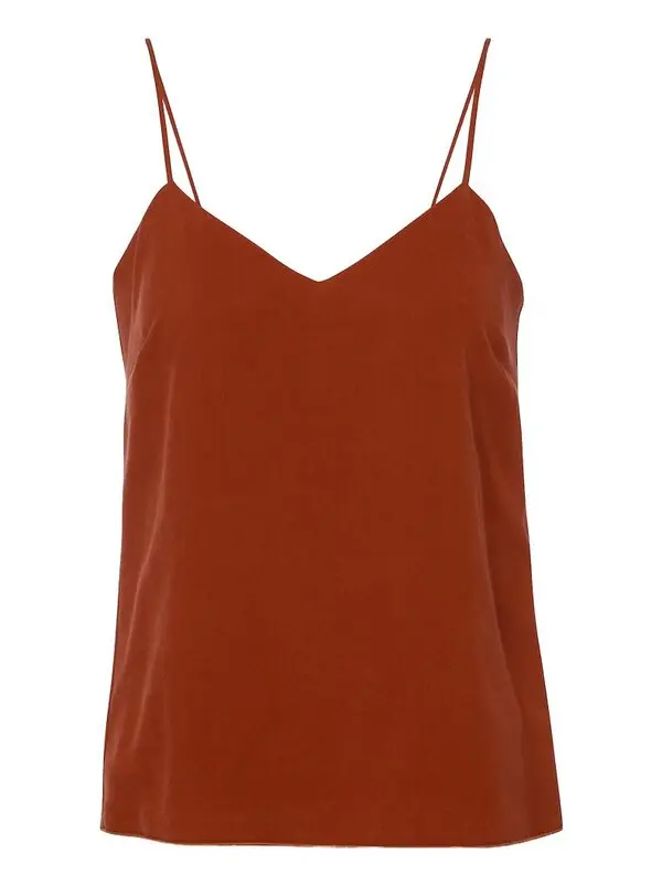 Max Mara Silk Camisole Top - Brown