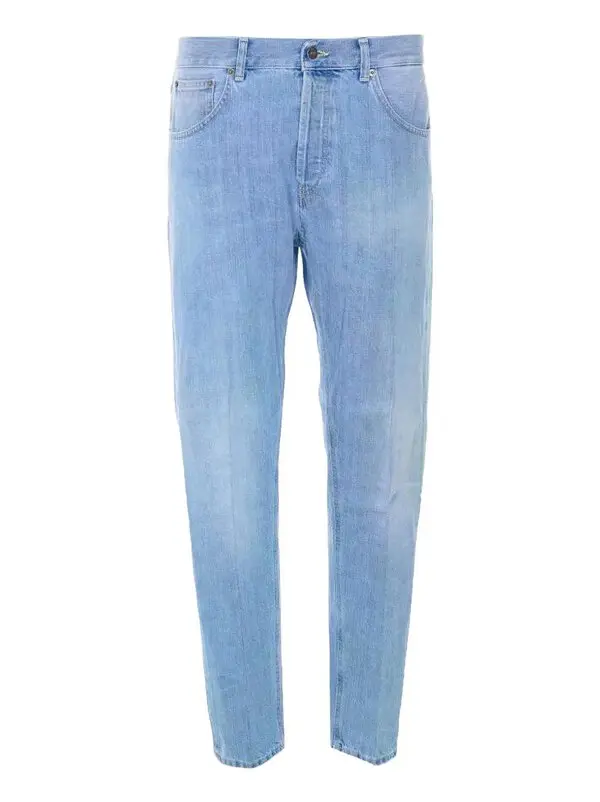 DONDUP Button Five-pocket Denim Jeans - Blue