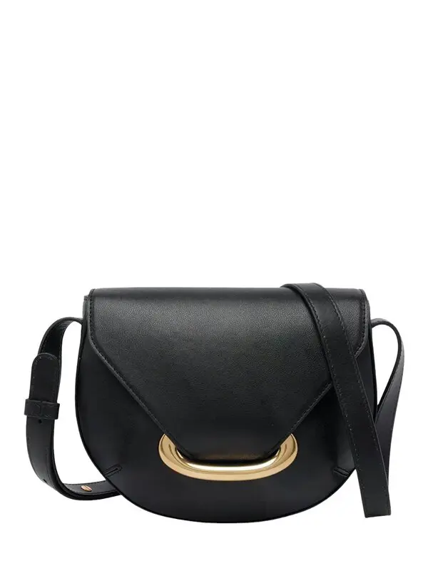 WANDLER Veneto Magnetic-closure Shoulder Bag - Black