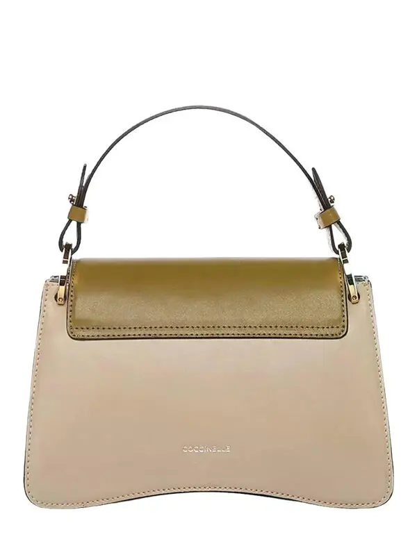 COCCINELLE Two-tone Crossbody Bag - Neutrals