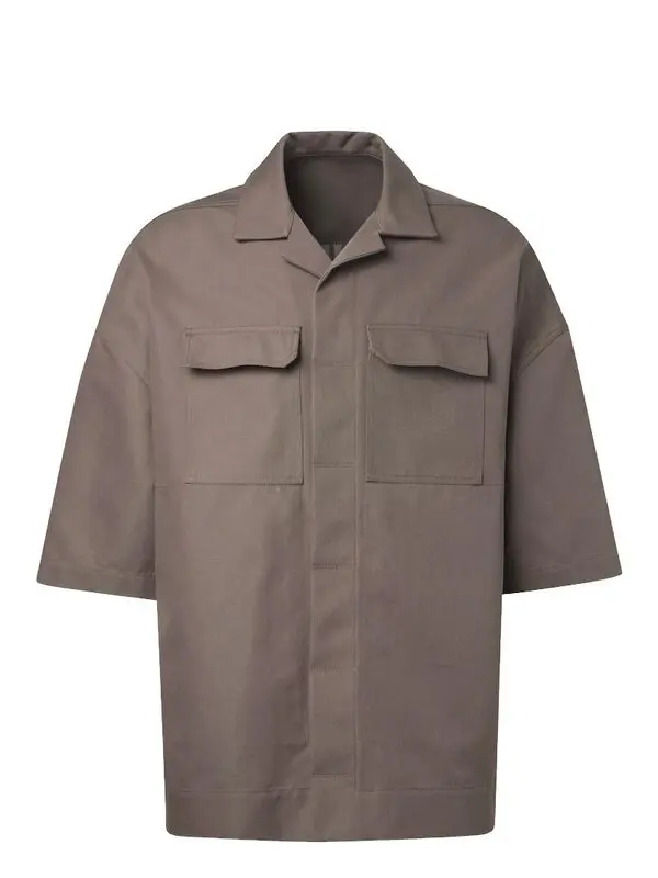 Rick Owens Cotton-blend Shirt - Grey