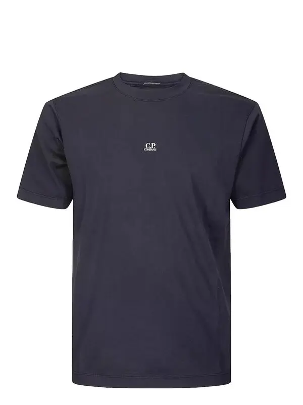C.P. COMPANY Logo-print T-shirt - Black