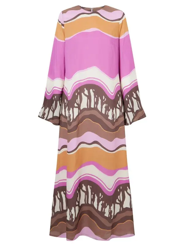 Alix Of Bohemia Niall Printed Modal Midi Dress - Multi