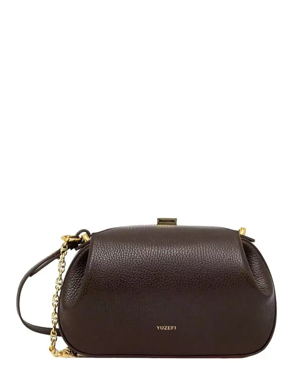Yuzefi Oyster Clutch - Brown