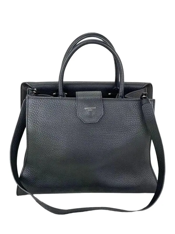 Givenchy Medium Obsedia Leather Tote Bag - Black
