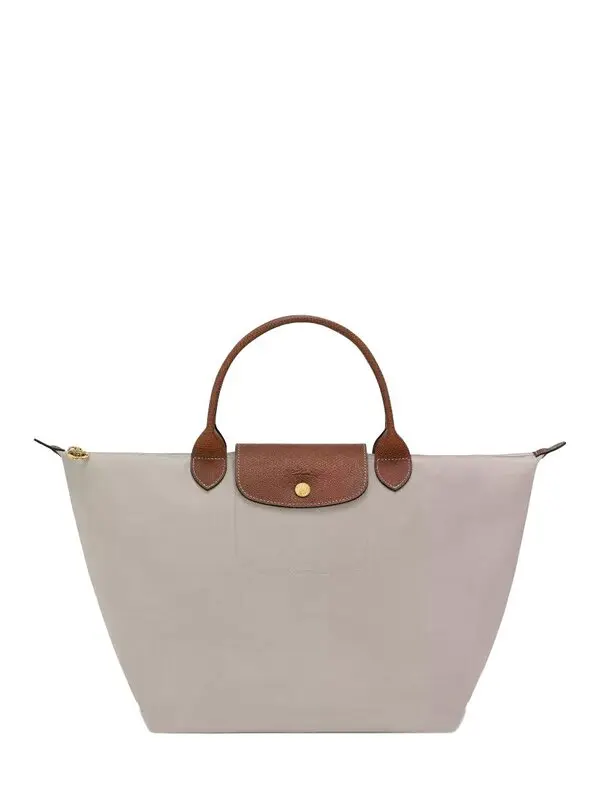 Longchamp Medium Le Pliage Front-flap Tote Bag - Neutrals