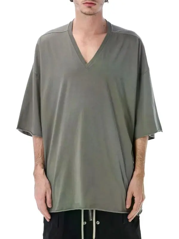 Rick Owens Tommy V-neck T-shirt - Grey
