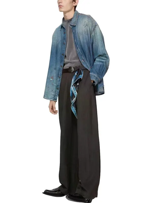 Acne Studios Button-front Denim Shirt - Blue
