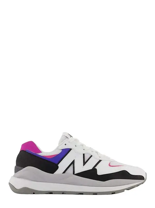 NEW BALANCE 57/40 White7black/purple/pink Sneakers - White