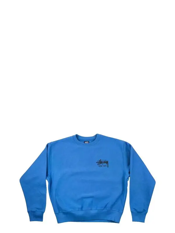 StÜssy New York Crew-neck Sweatshirt - Blue