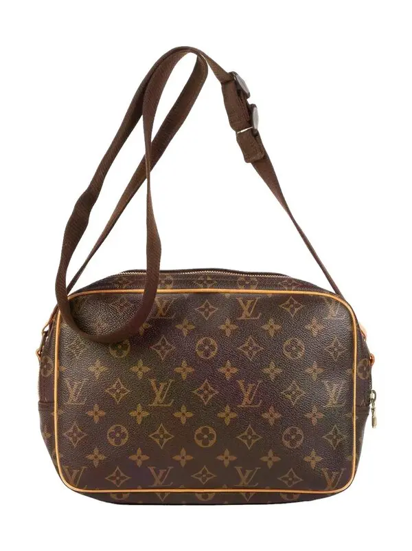 LOUIS VUITTON Monogram Print Shoulder Bag - Brown