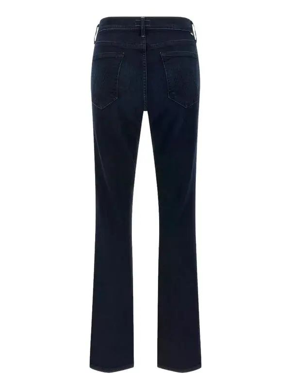 MOTHER Smokin Skimp Washed Denim Jeans - Blue