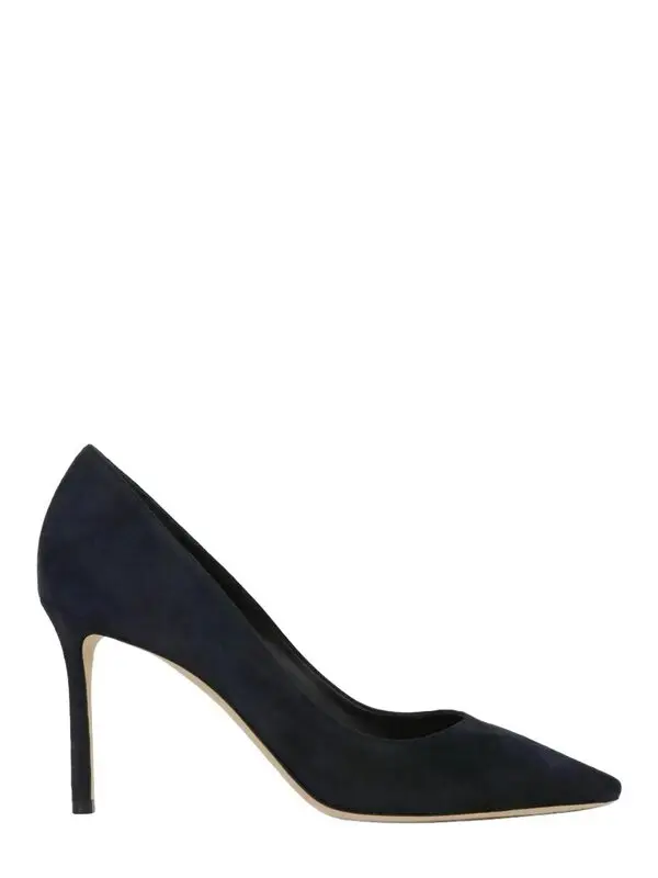 JIMMY CHOO Romy Suede Pointed-toe Stiletto Pumps - Blue