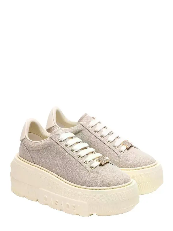 Casadei Nexus Solar Eclipse Platform Logo Sneakers - Grey
