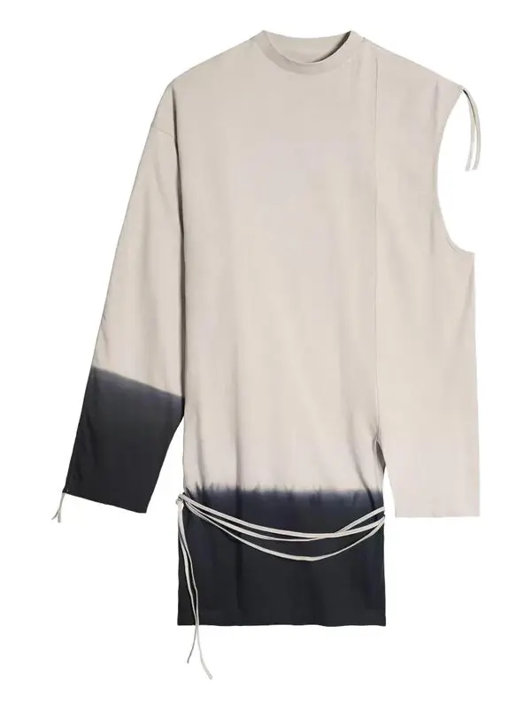Y3 Dip-dye Effect T-shirt - Neutrals