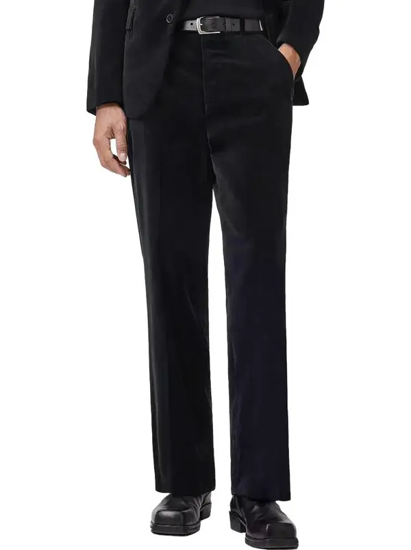 ALLSAINTS Saga Velvet Trousers - Black