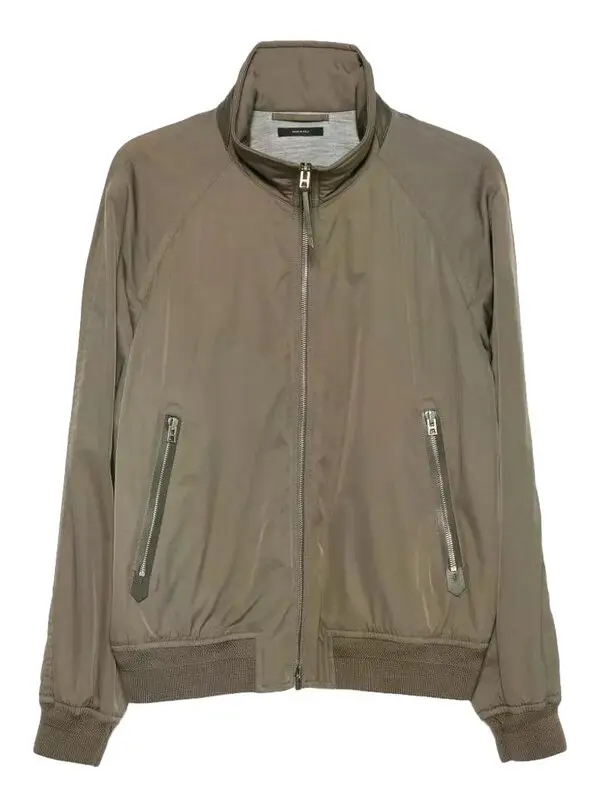 TOM FORD Zip-up Jacket - Neutrals