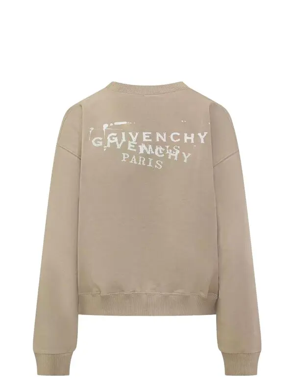 Givenchy Cappuccino Text Sweatshirt - Neutrals