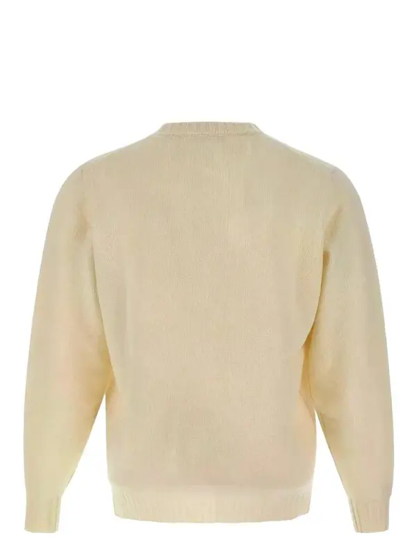 FILIPPO DE LAURENTIIS Crew-neck Ribbed Sweater - Neutrals