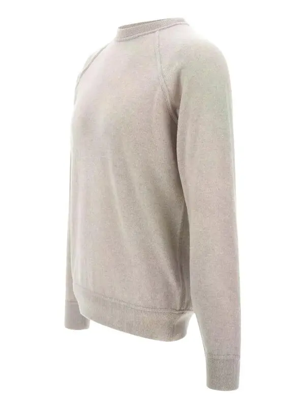 FILIPPO DE LAURENTIIS Raglan-sleeves Crew Neck Sweater - Neutrals