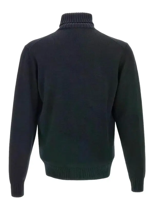 FILIPPO DE LAURENTIIS Roll-neck Knitted Sweater - Blue
