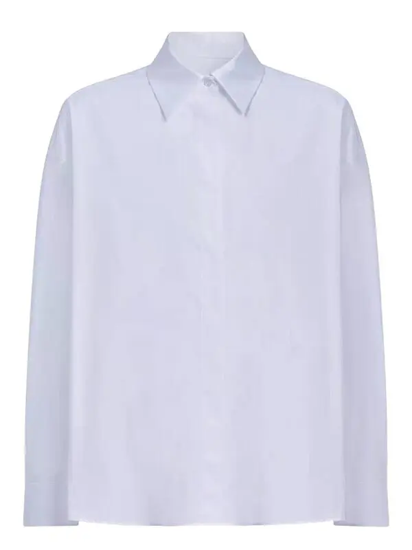 DONDUP Buttoned Shirt With Classic Collar - White