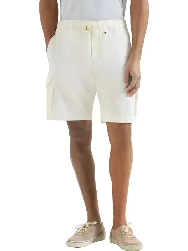 Brunello Cucinelli Cotton Cargo Shorts - Neutrals